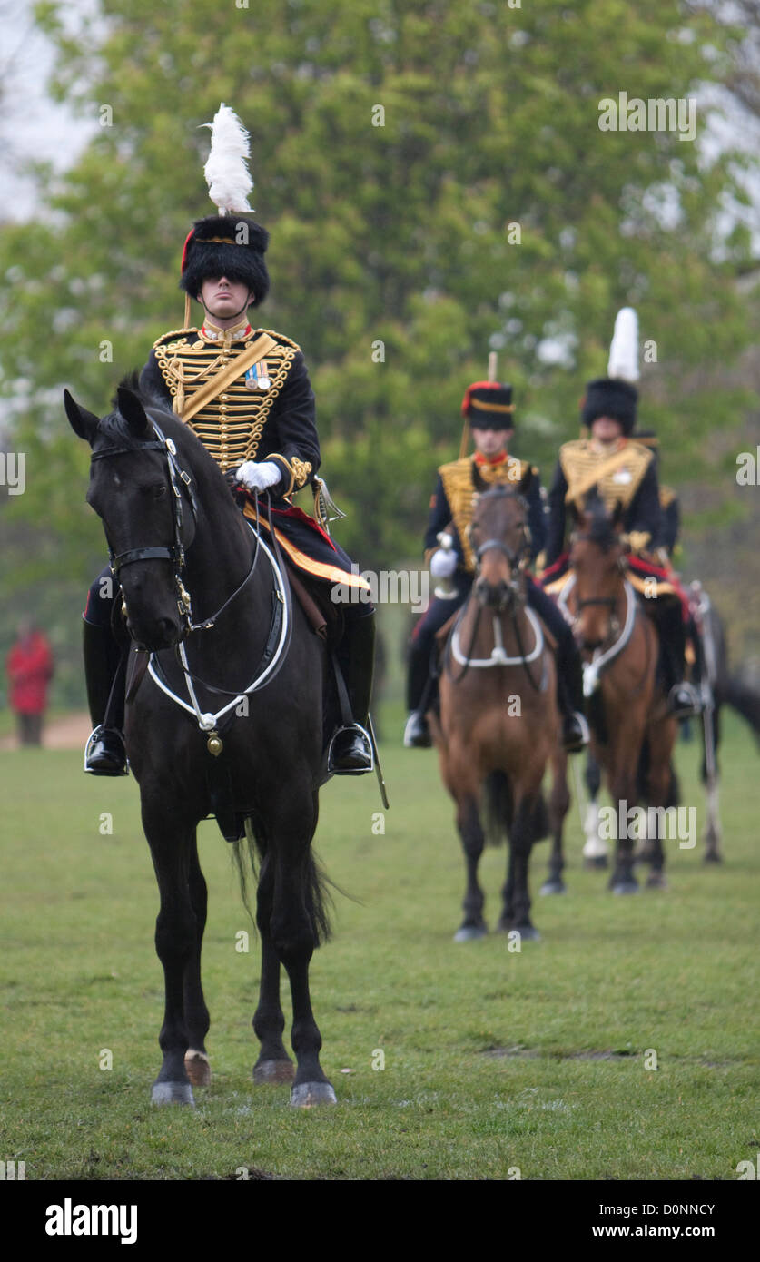 the King’s Troop parade in Hyde Park for the Major General’s Inspection ...