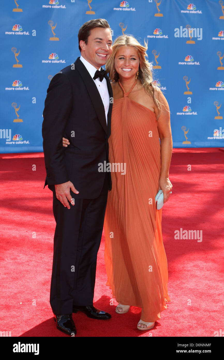 Jimmy Fallon and producer Nancy Juvonen, 62nd Primetime Emmy Awards ...