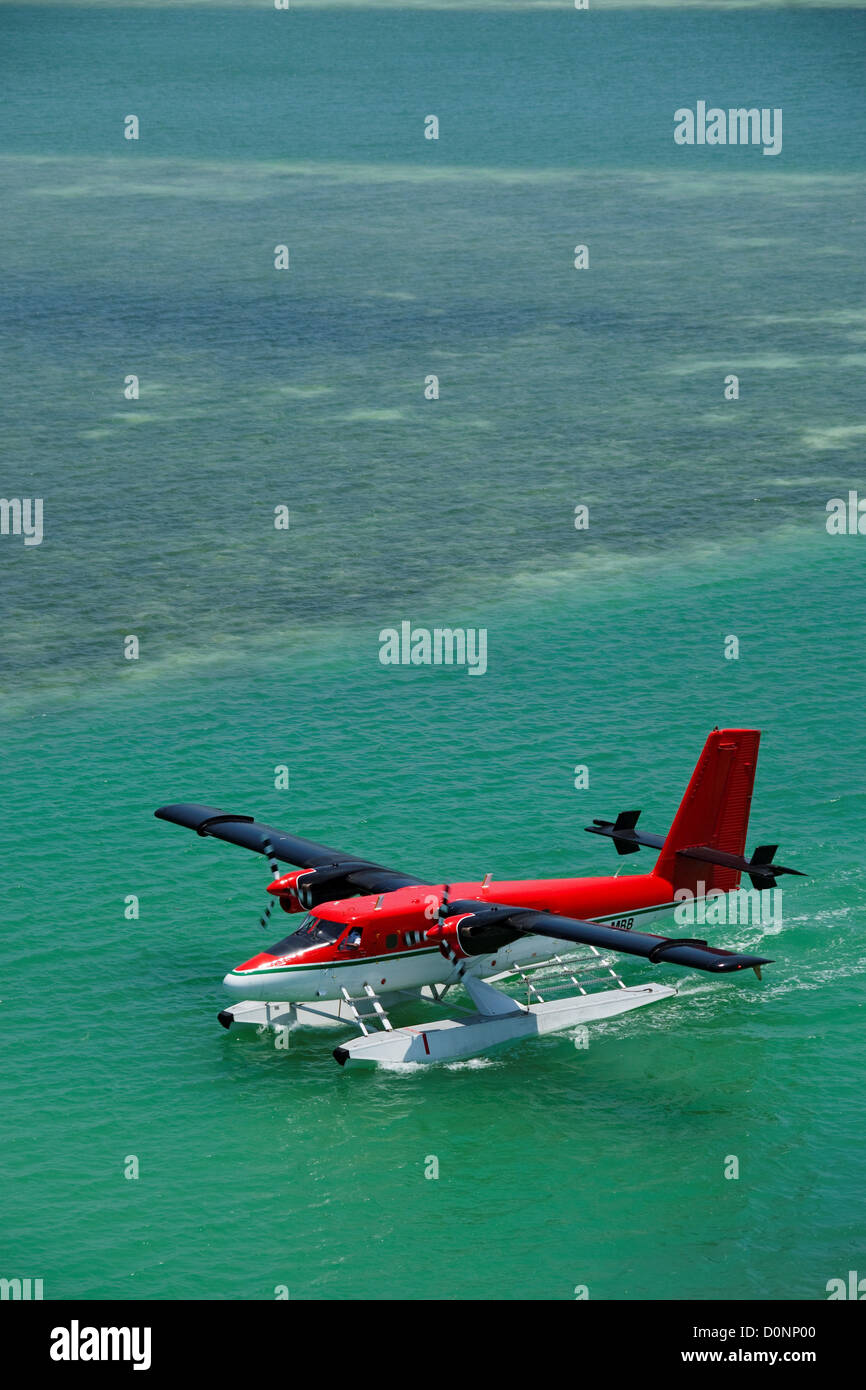 Aerial View of Seaplane Landing Stock Photo - Alamy