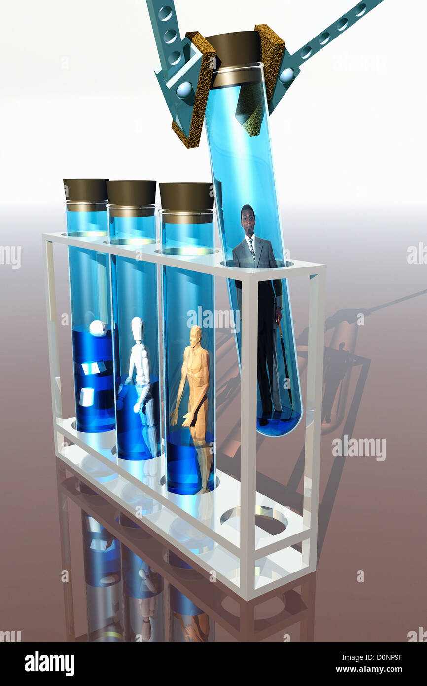 Test Tube People Stock Photo - Alamy