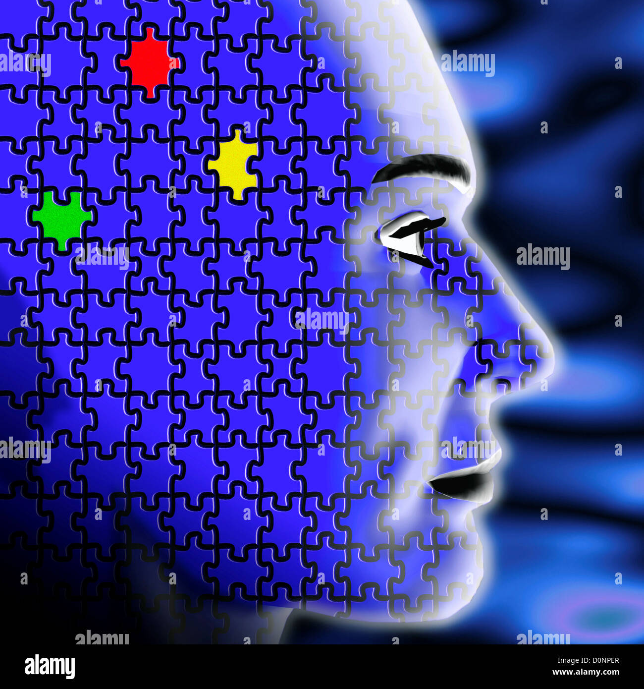 Mind puzzle hi-res stock photography and images - Alamy