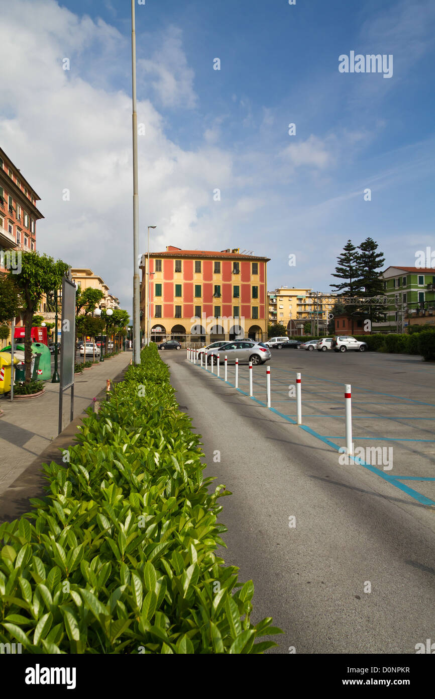 Street View in Chiavari in Liguria, Italy Stock Photo - Alamy