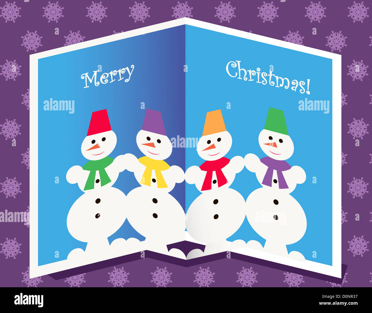 Four snowmen hi-res stock photography and images - Alamy