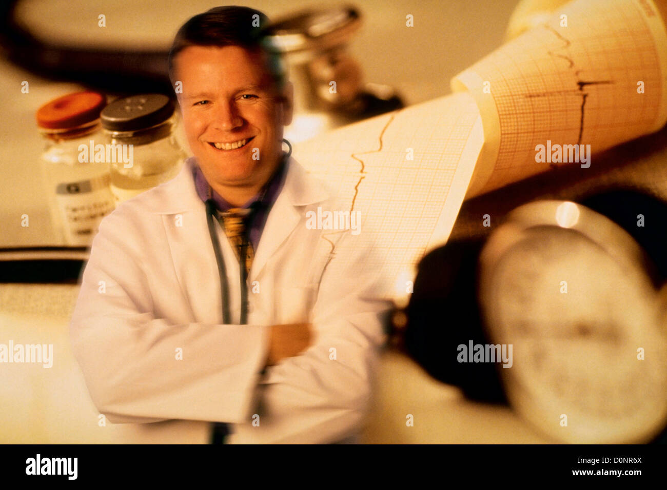 Medical Montage with Physician Stock Photo - Alamy