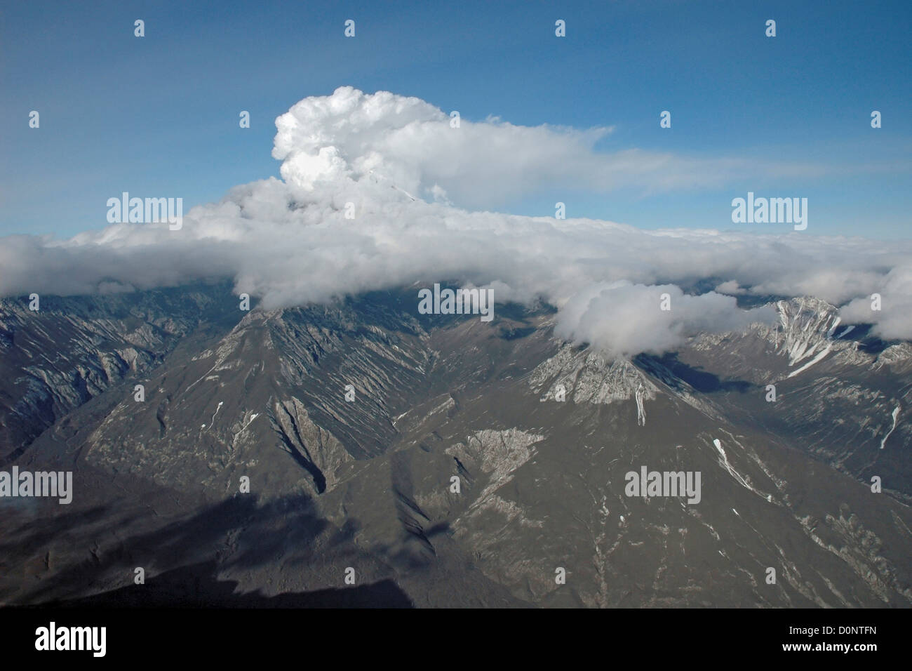 Redoubt Volcano Erupting Stock Photo - Alamy
