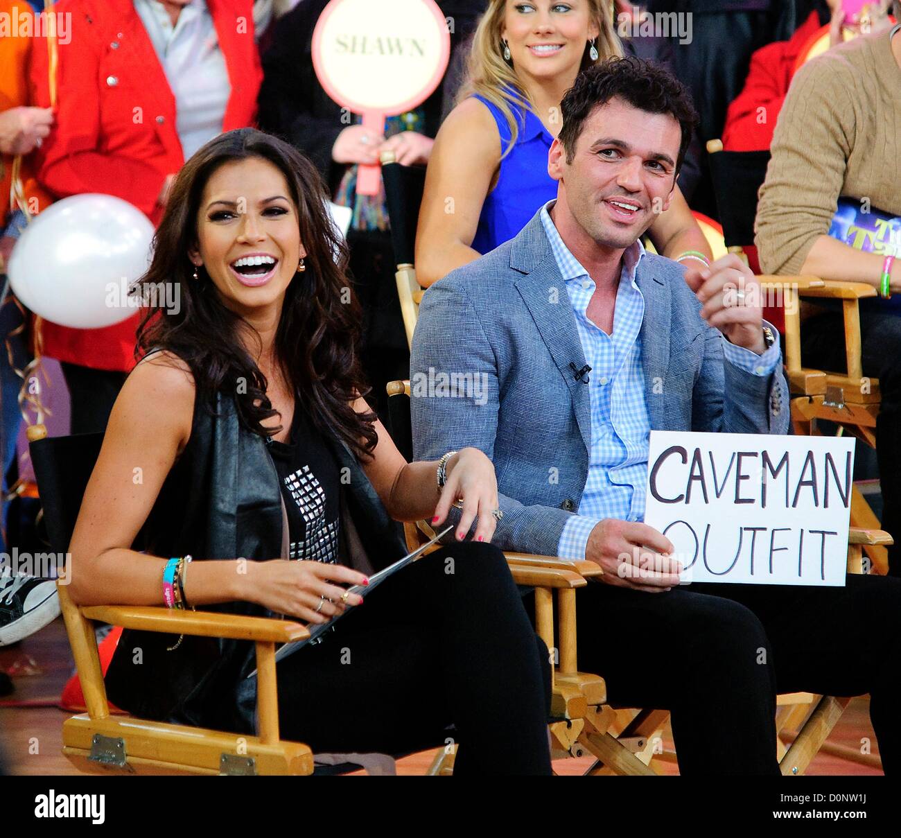 Melissa Rycroft, Tony Dovolani at talk show appearance for Dancing With ...