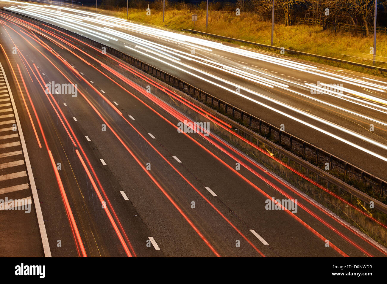 Lights motorway hi-res stock photography and images - Alamy