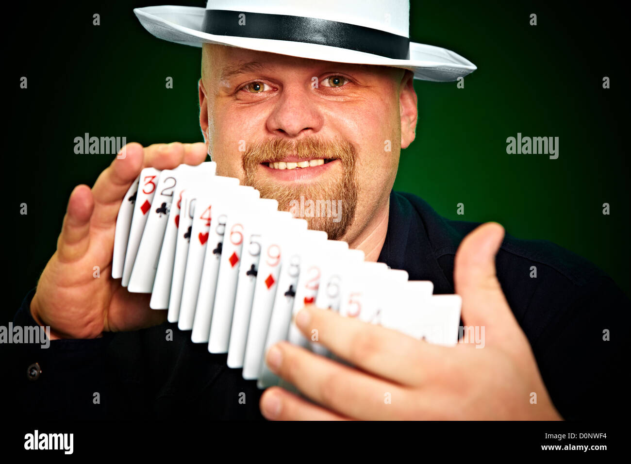 Flying playing cards hi-res stock photography and images - Alamy