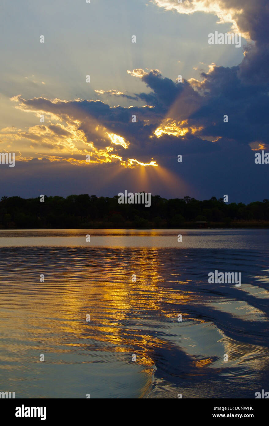 Zimbabwe sunset hi-res stock photography and images - Alamy