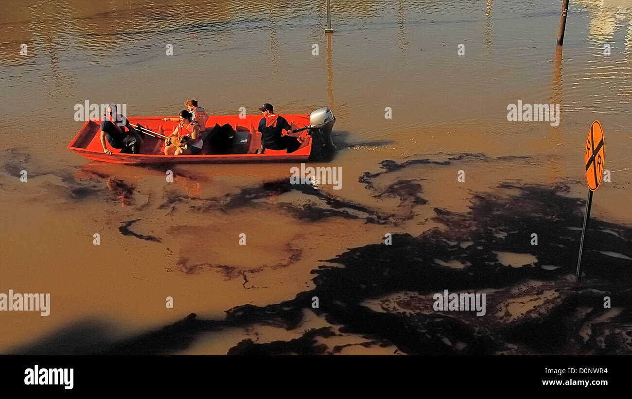 Flooding in Findlay, Ohio Stock Photo - Alamy