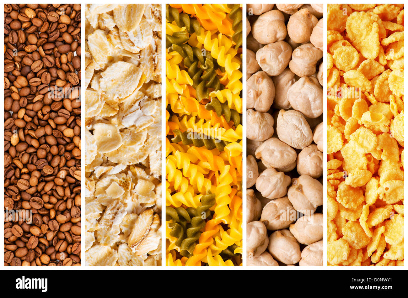 Selection of various food backgrounds Stock Photo - Alamy