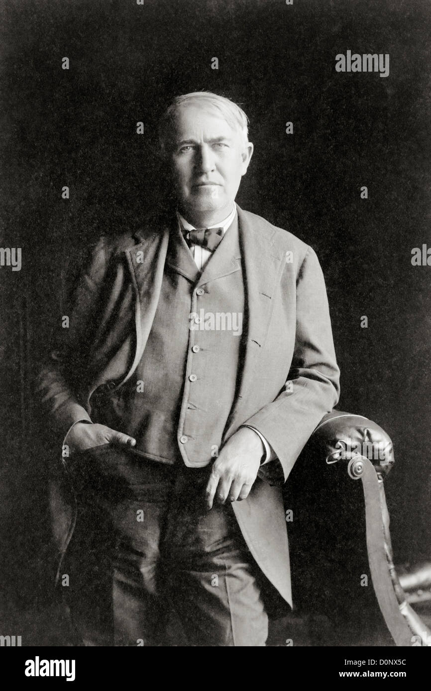 Inventor Thomas Alva Edison Stock Photo - Alamy