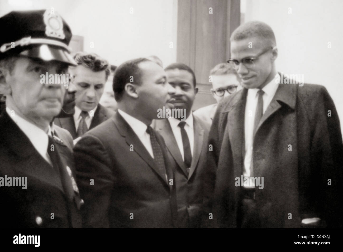 Martin luther king and malcolm x hi-res stock photography and images ...