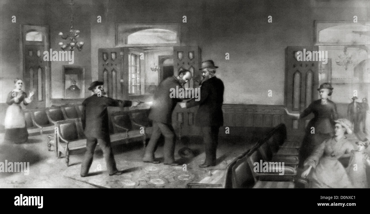 James garfield assassination hi-res stock photography and images - Alamy