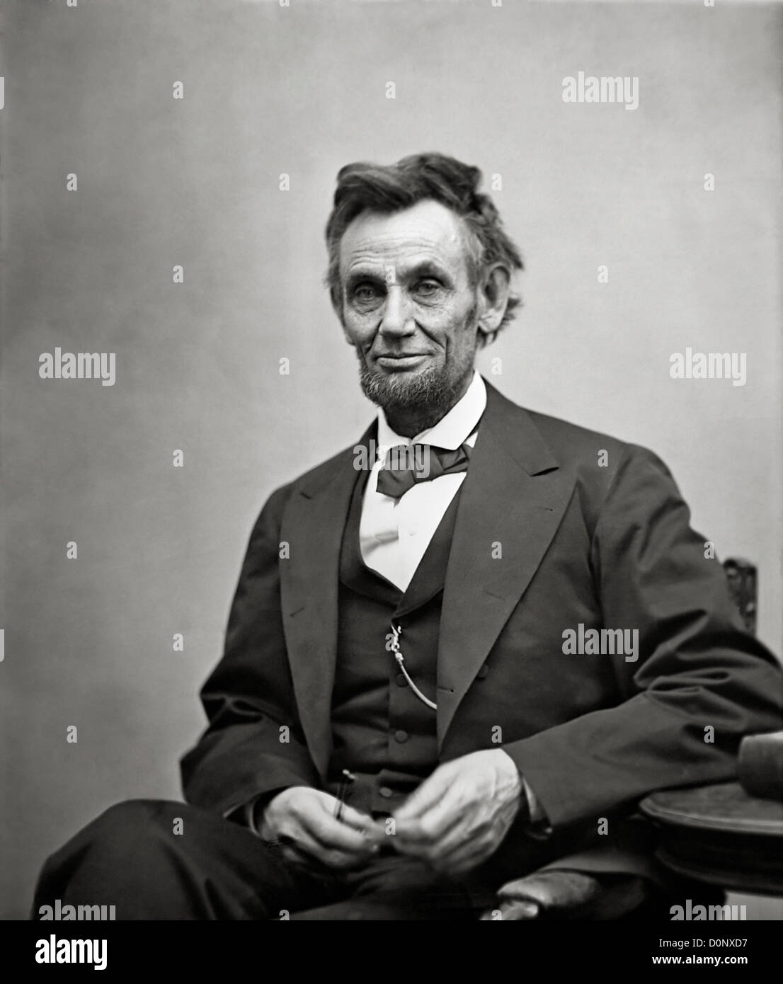 Portrait of President Abraham Lincoln Stock Photo - Alamy
