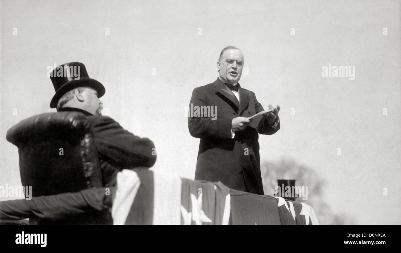 William McKinley Delivering First Inaugural Address Stock Photo - Alamy