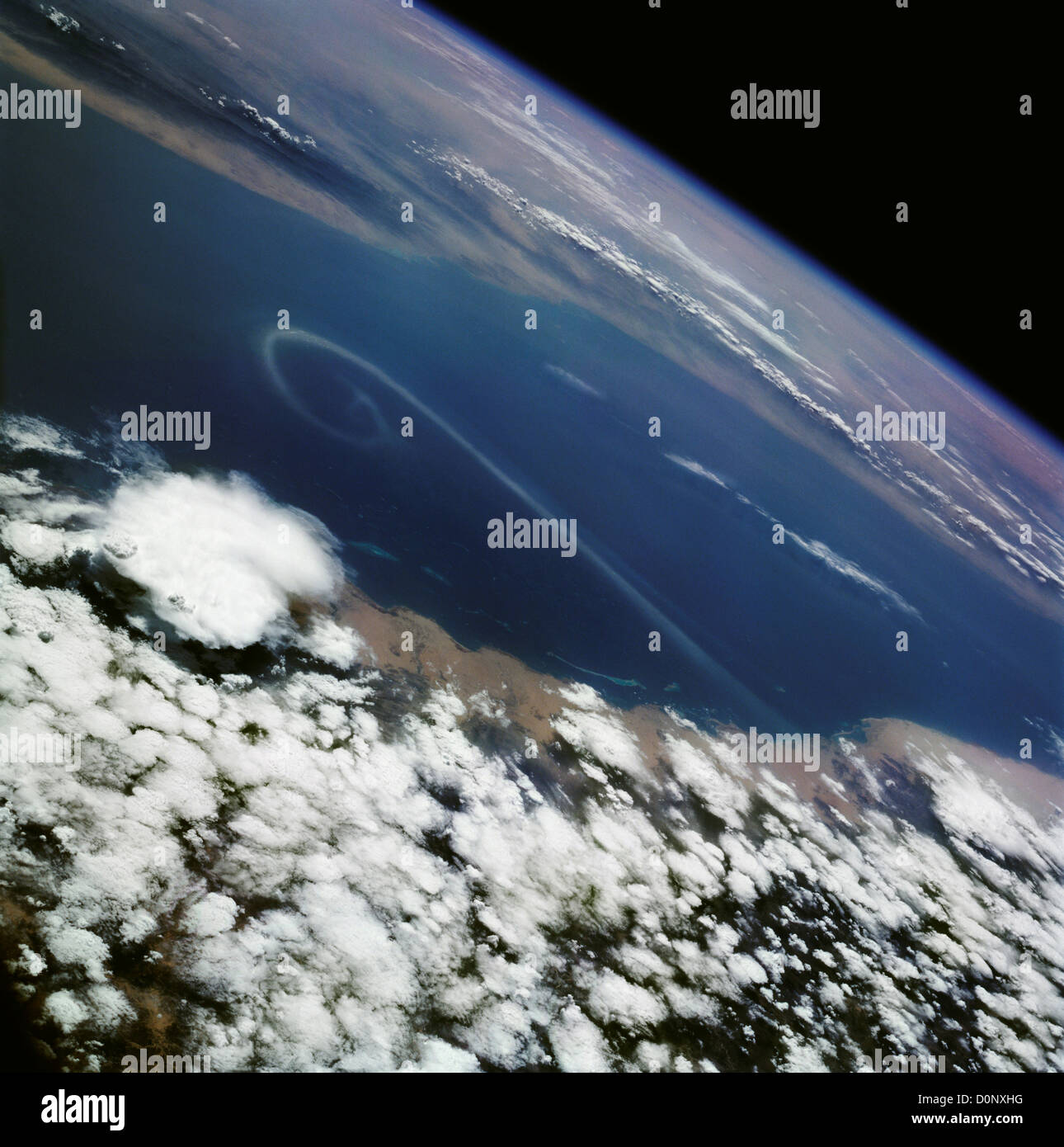 Dust Storm Over Red Sea as Seen From Space Stock Photo - Alamy