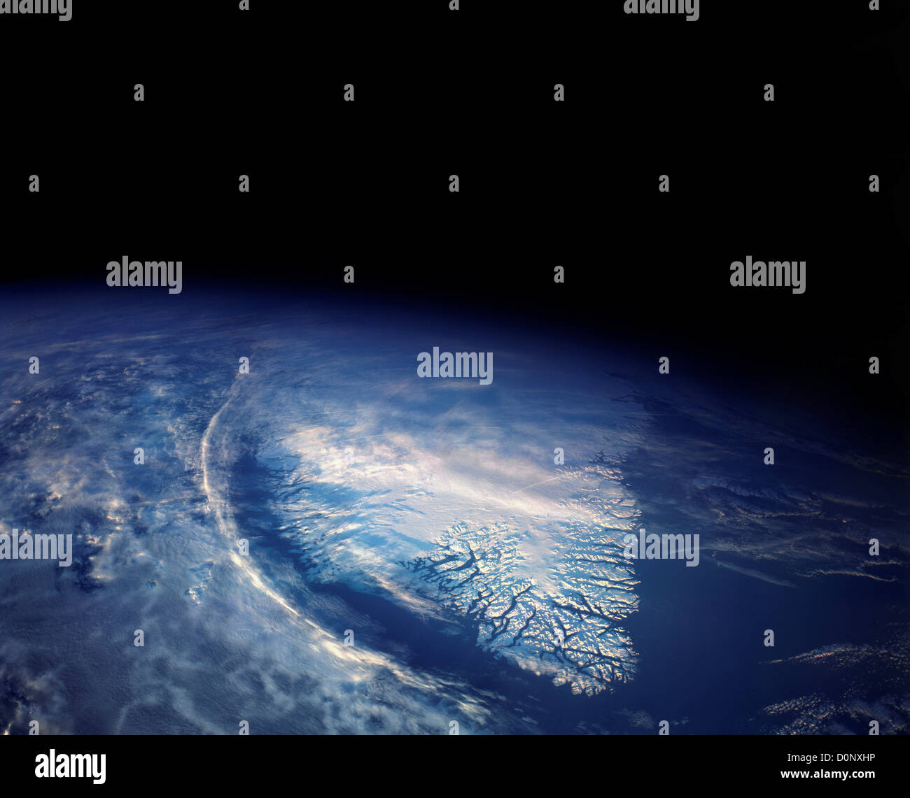 Greenland From Space Stock Photo - Alamy