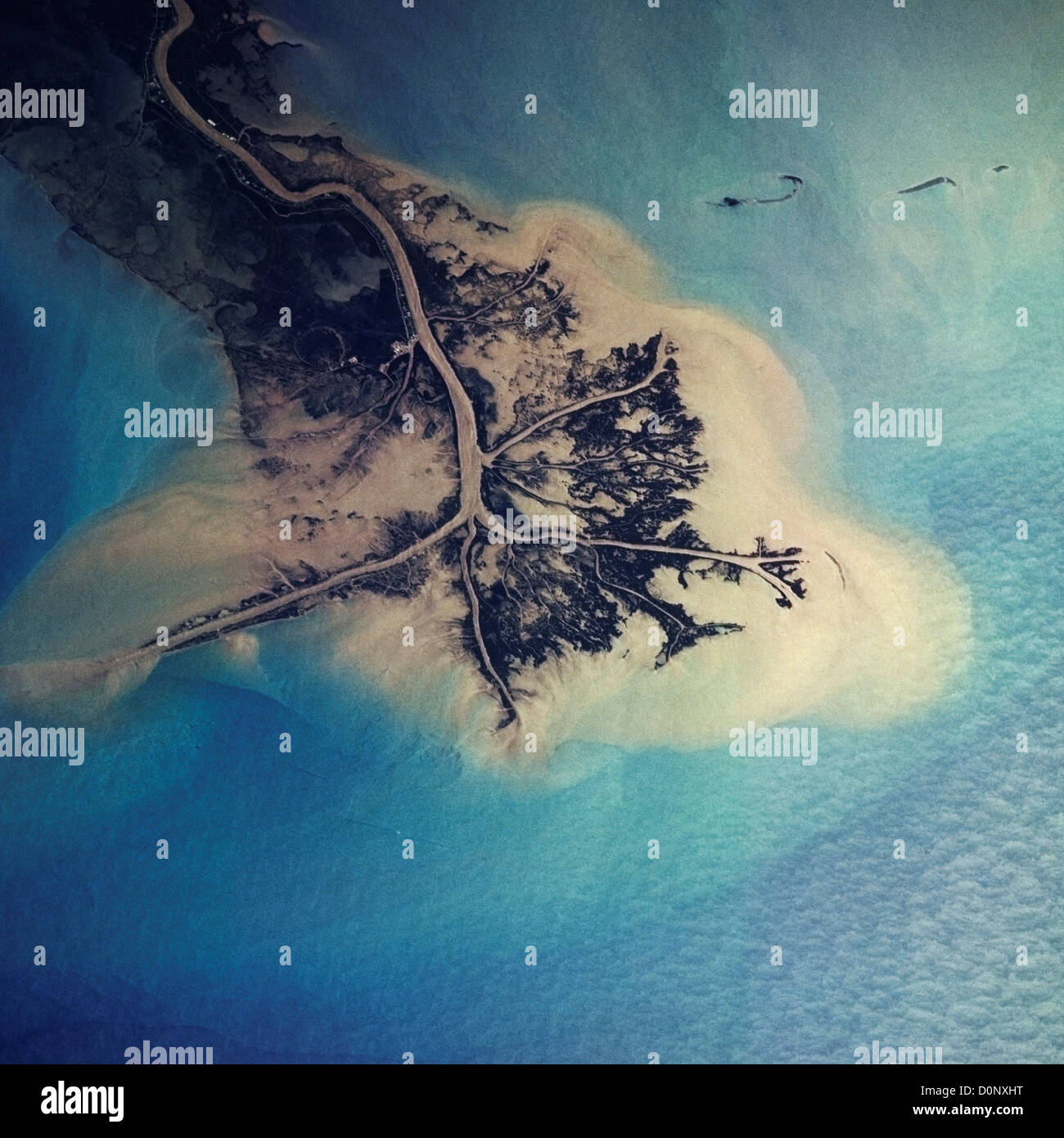 Mississippi River Delta as Seen from Earth Orbit Stock Photo - Alamy