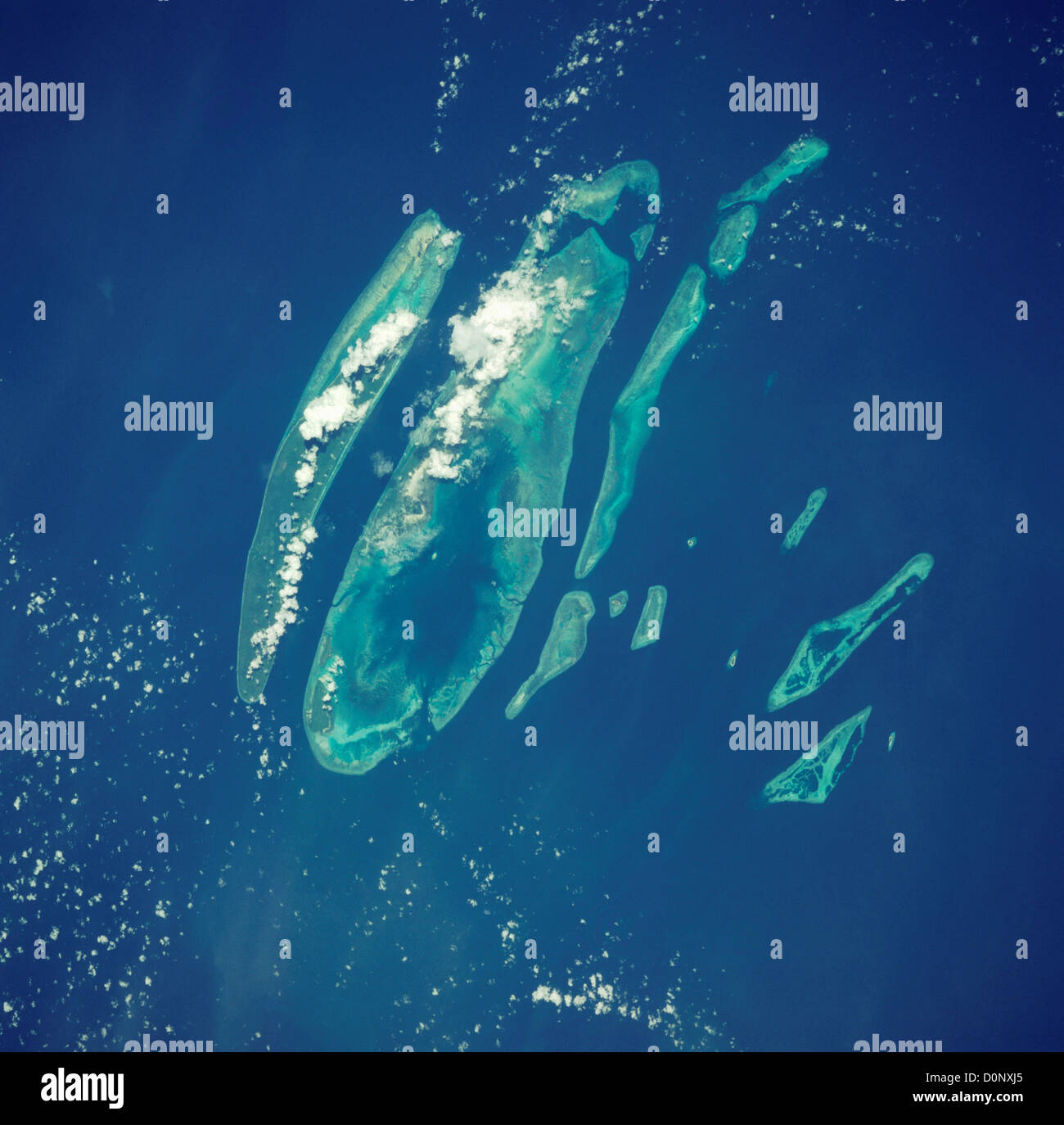 Sibutu Group Islands as Seen From Space Stock Photo - Alamy