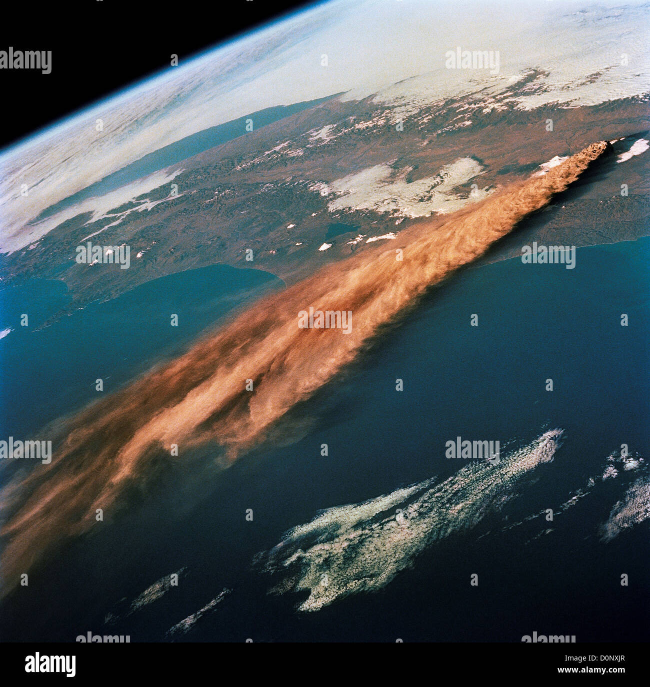 Volcanic Ash Rises Above the Kliuchevskoi Volcano Stock Photo - Alamy