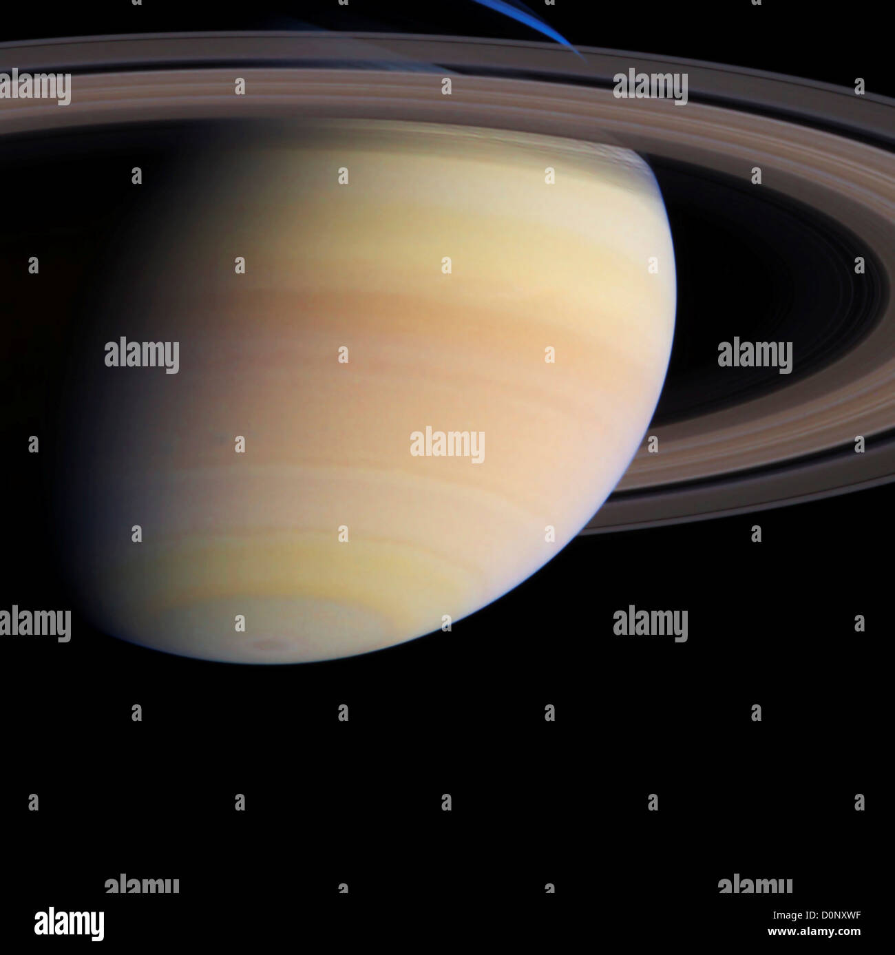 Low Angle Image of Saturn From Cassini Stock Photo - Alamy