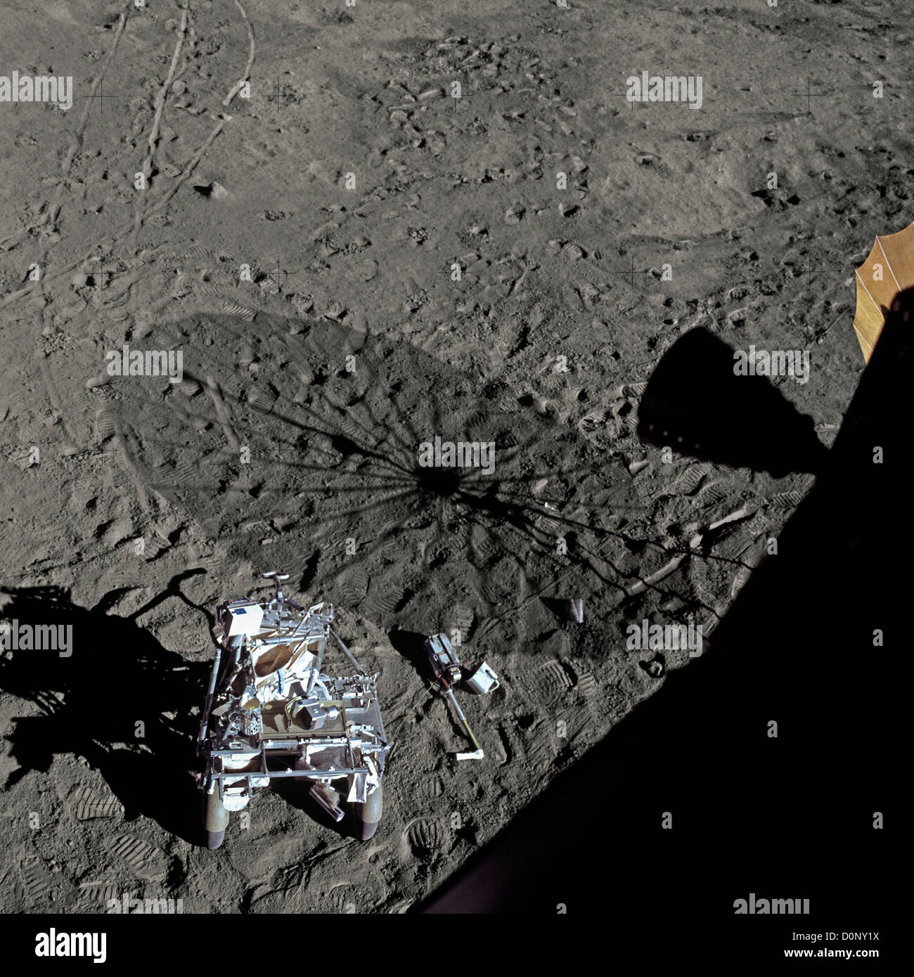 Apollo 14's Lunar Rickshaw Stock Photo - Alamy