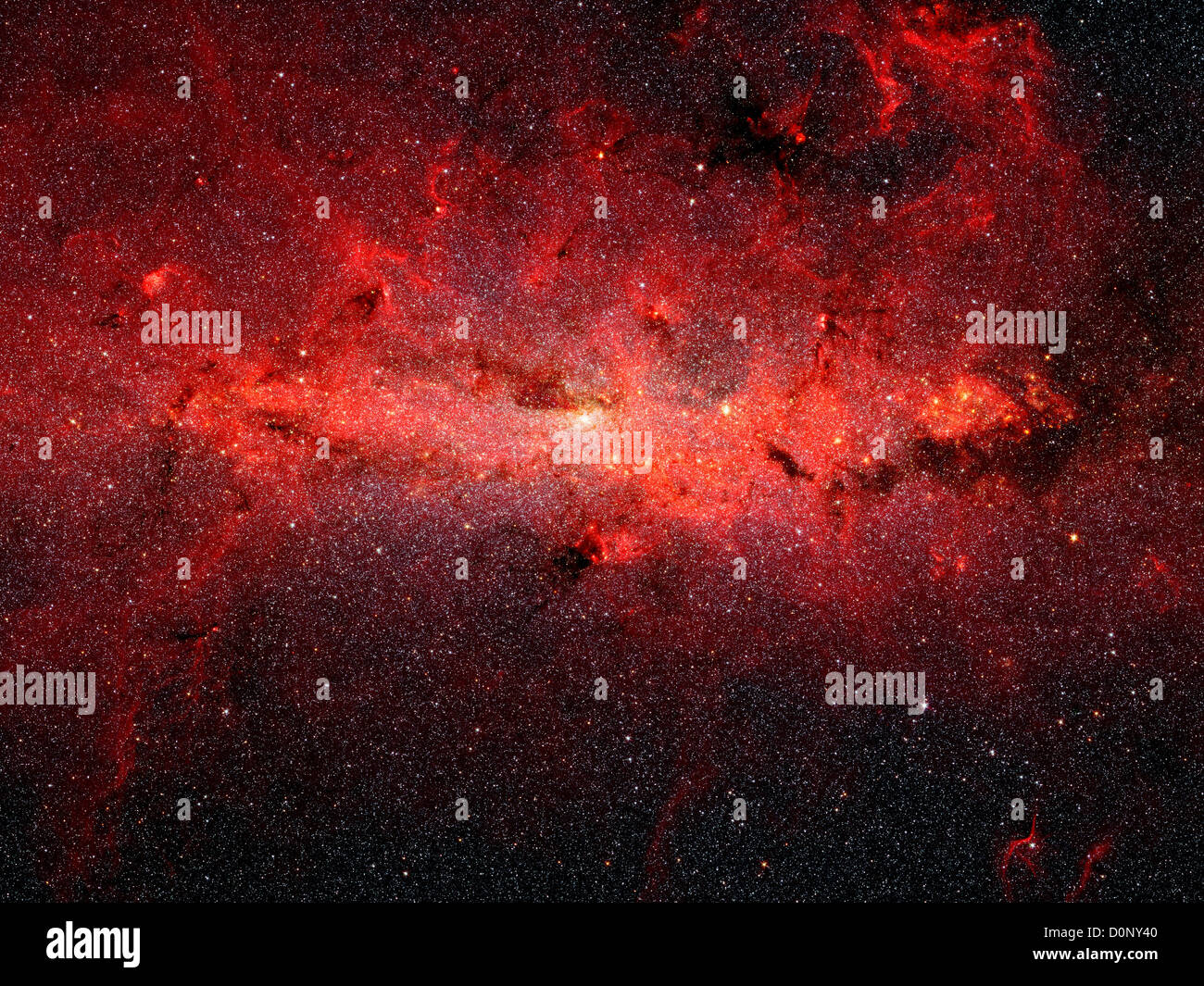 The Cauldron of Stars in Infrared Stock Photo - Alamy