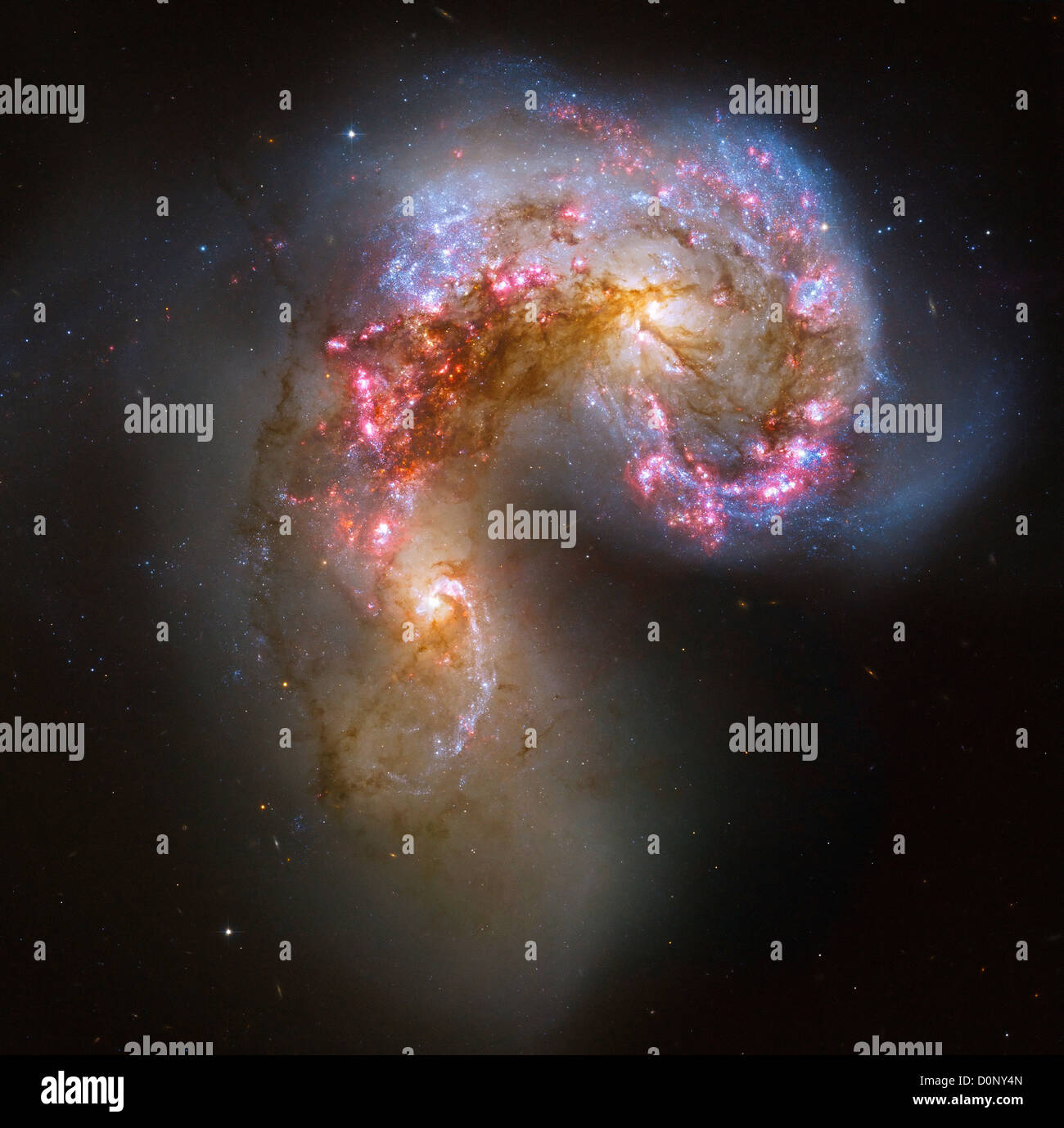 Galaxies collide hi-res stock photography and images - Alamy