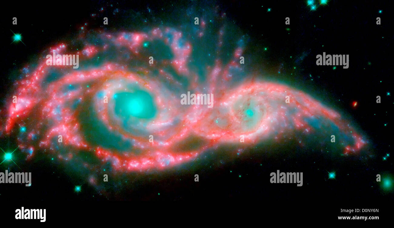 Two spiral galaxies ngc hi-res stock photography and images - Alamy