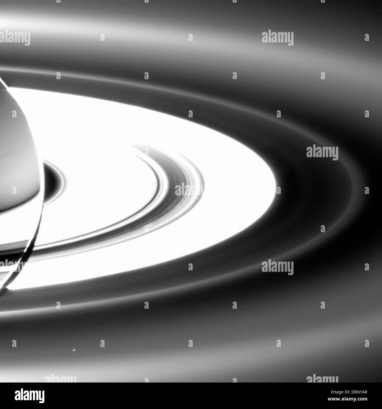 First View of Janus/Epimetheus Ring Stock Photo - Alamy