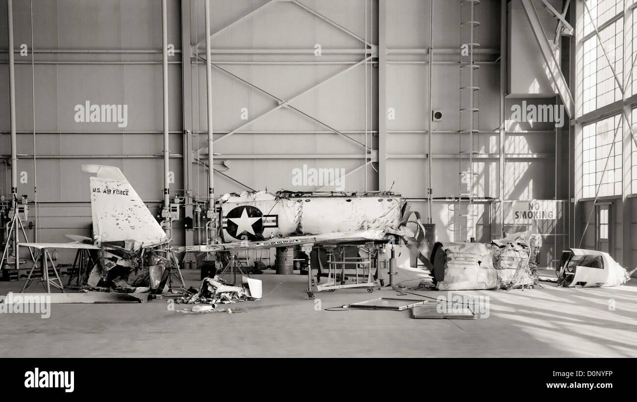 Wreckage of X-2 Rocket Plane Stock Photo - Alamy