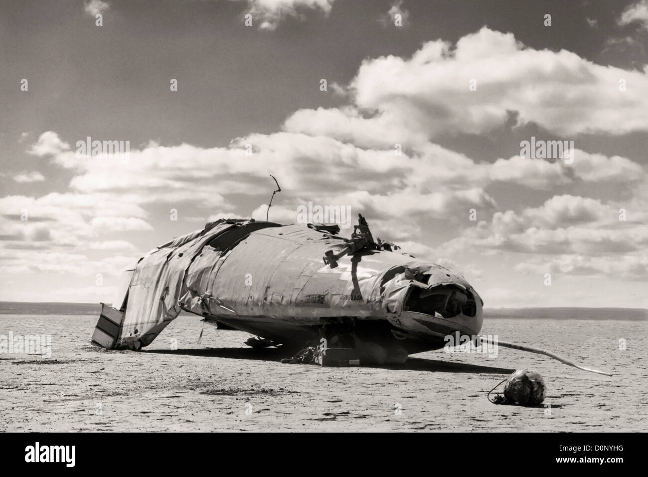 Wreckage horizontal black and white hi-res stock photography and images ...