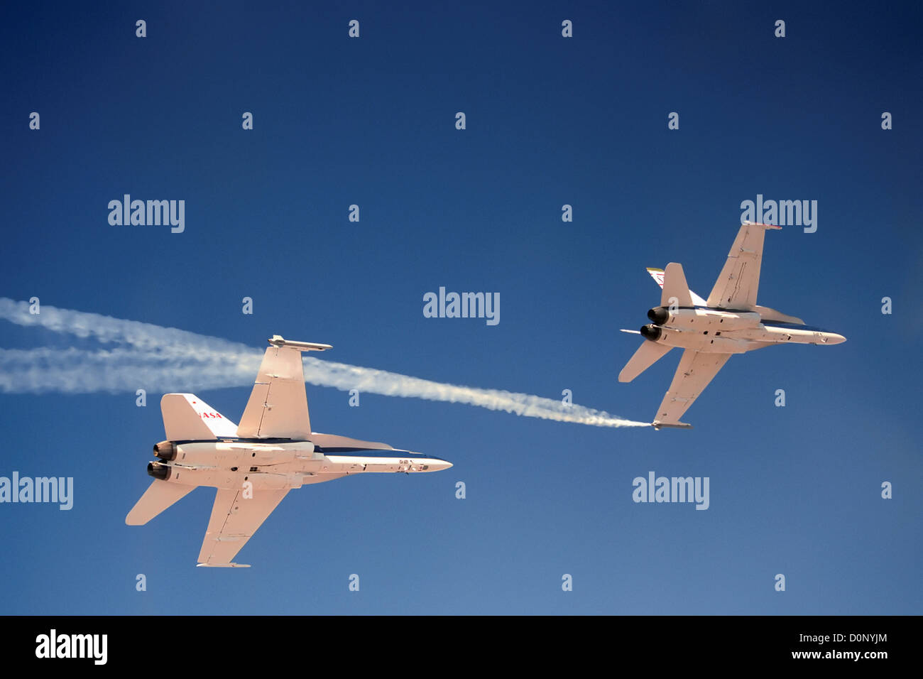 Testing Wingtip Vortices with Smoke Stock Photo - Alamy