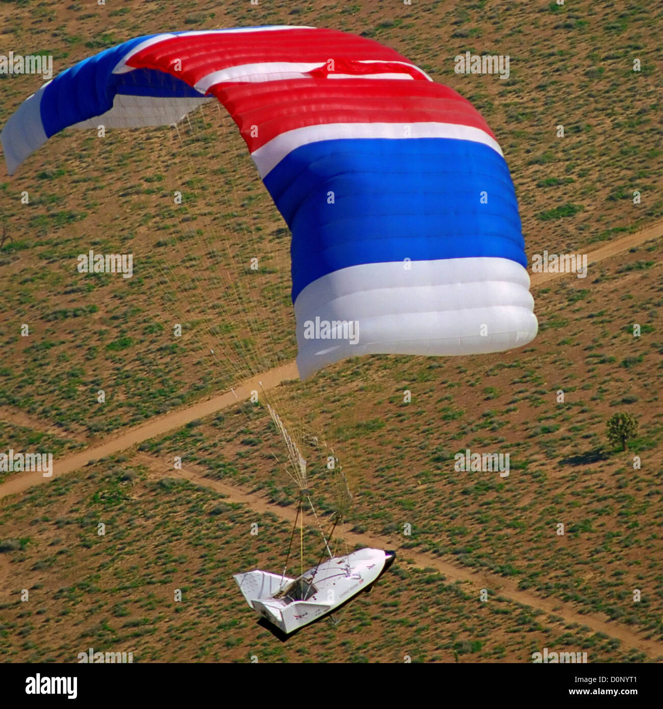 First Free Flight of X-38 Stock Photo - Alamy