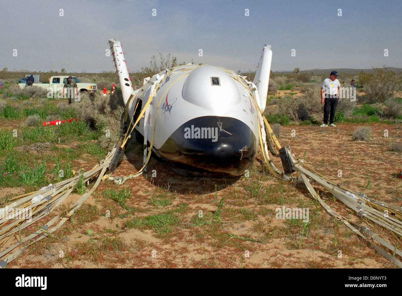 X-38 After First Flight Stock Photo - Alamy