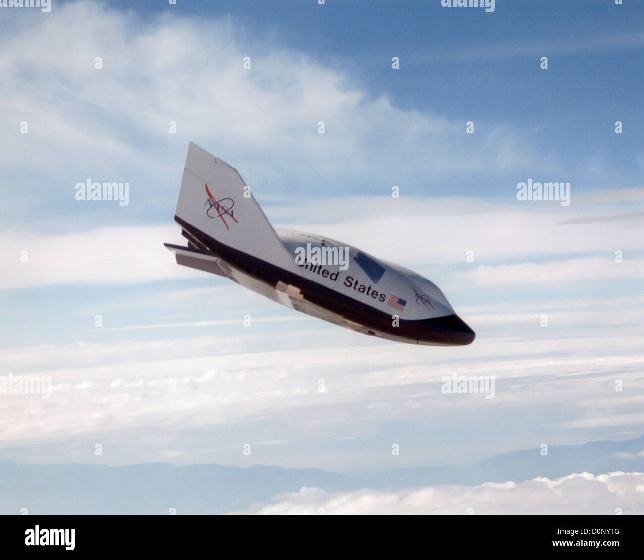 X-38 in Flight Stock Photo - Alamy