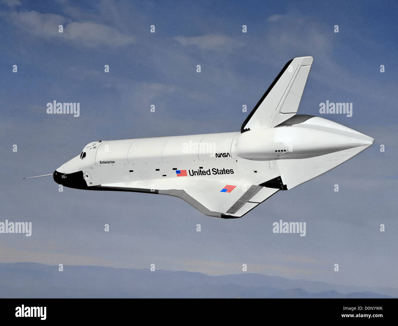 Space shuttle enterprise landing hi-res stock photography and images ...