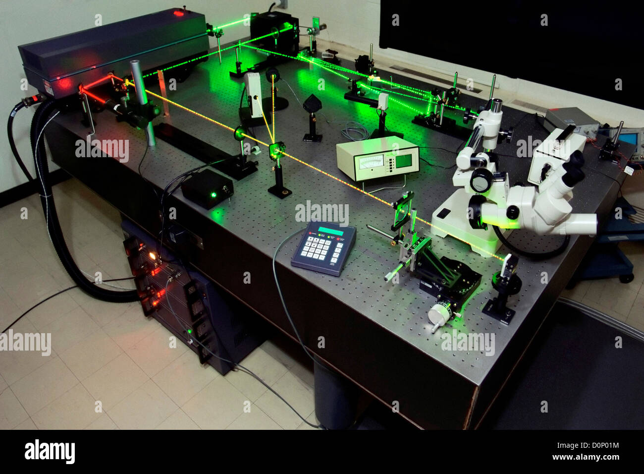 Laser Damage Lab Stock Photo - Alamy