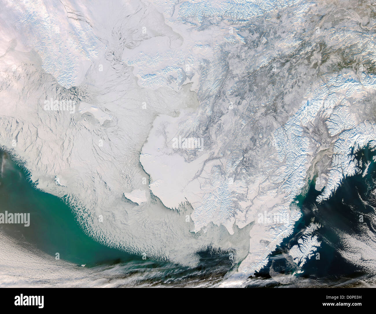 Bering strait ice alaska hi-res stock photography and images - Alamy
