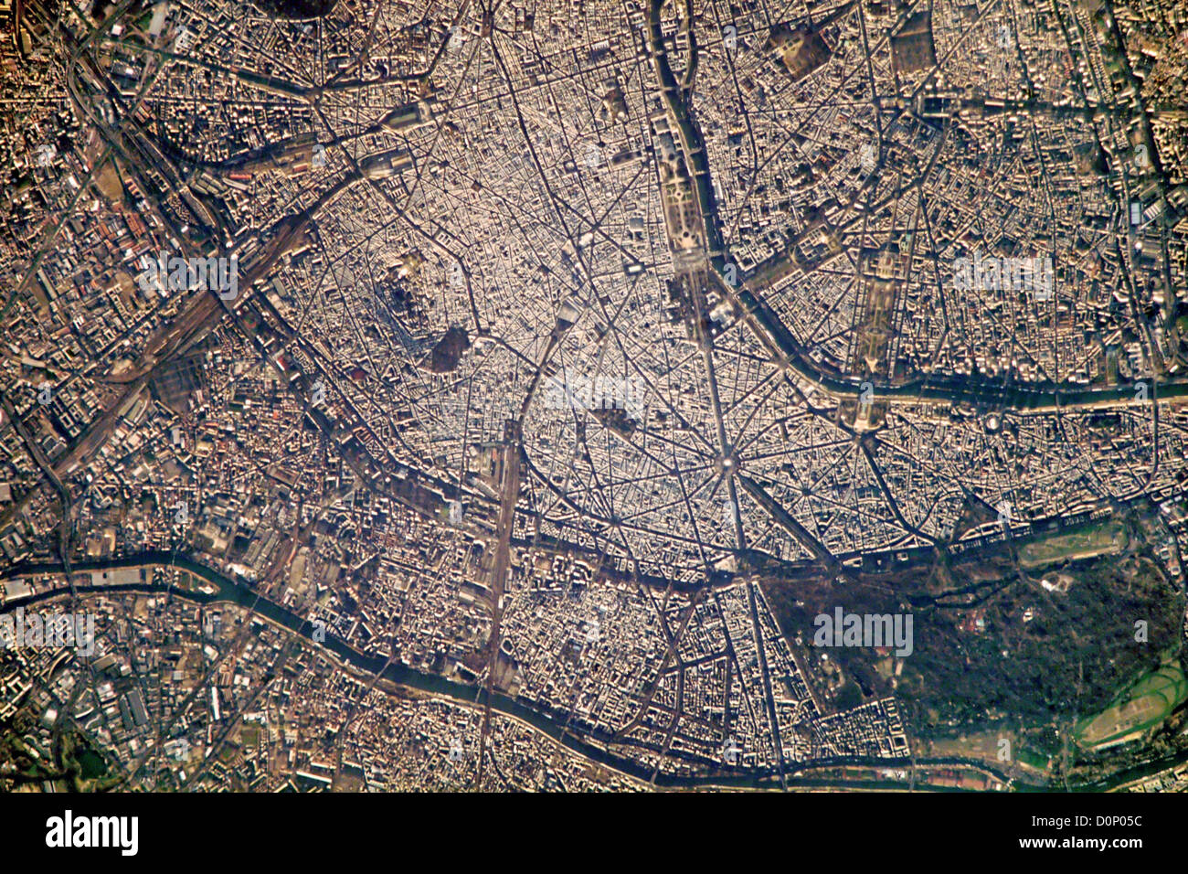 Paris From International Space Station Stock Photo - Alamy