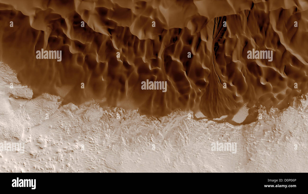 Dunes unusual gully seen mars hi-res stock photography and images - Alamy