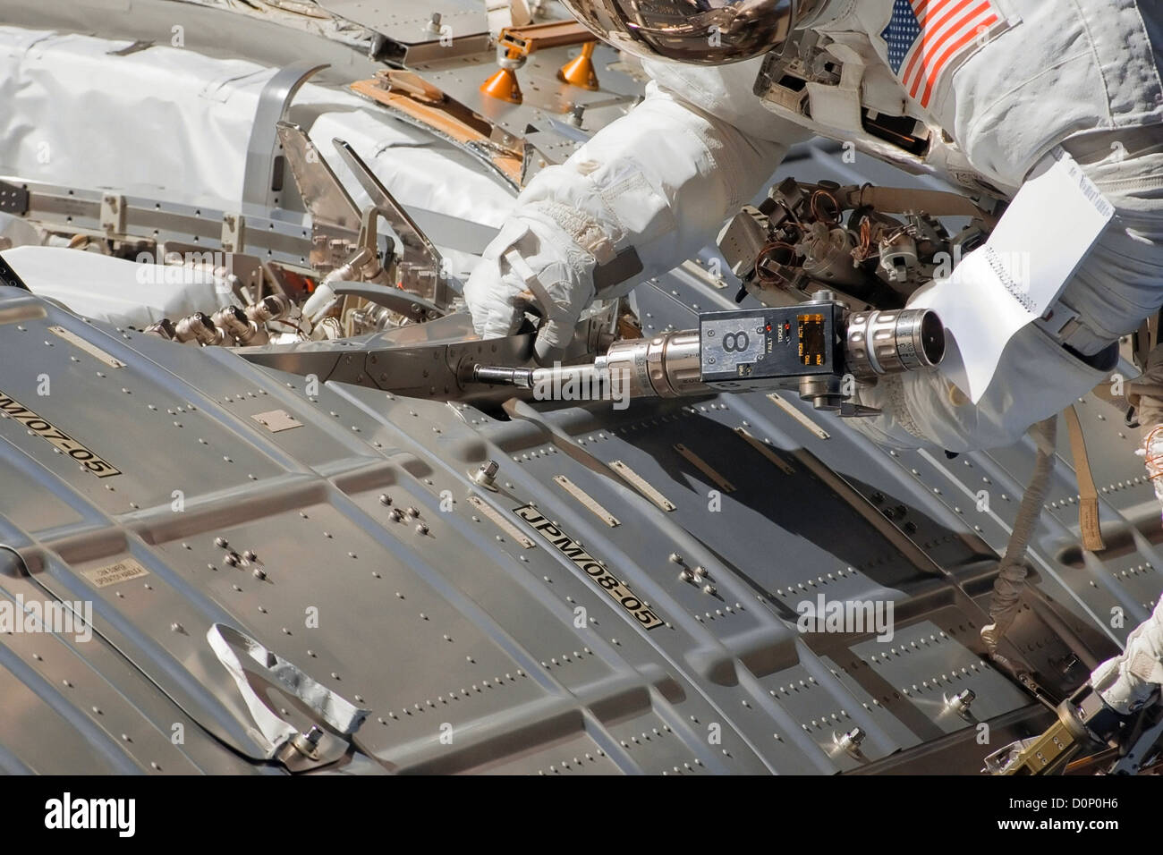 Installing Cameras on International Space Station Stock Photo - Alamy