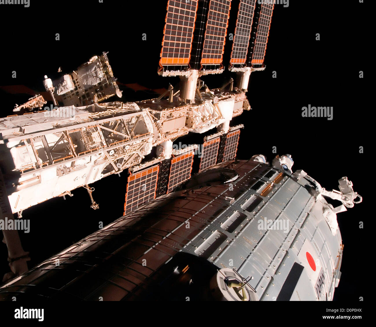 Kibo Attached to International Space Station Stock Photo - Alamy