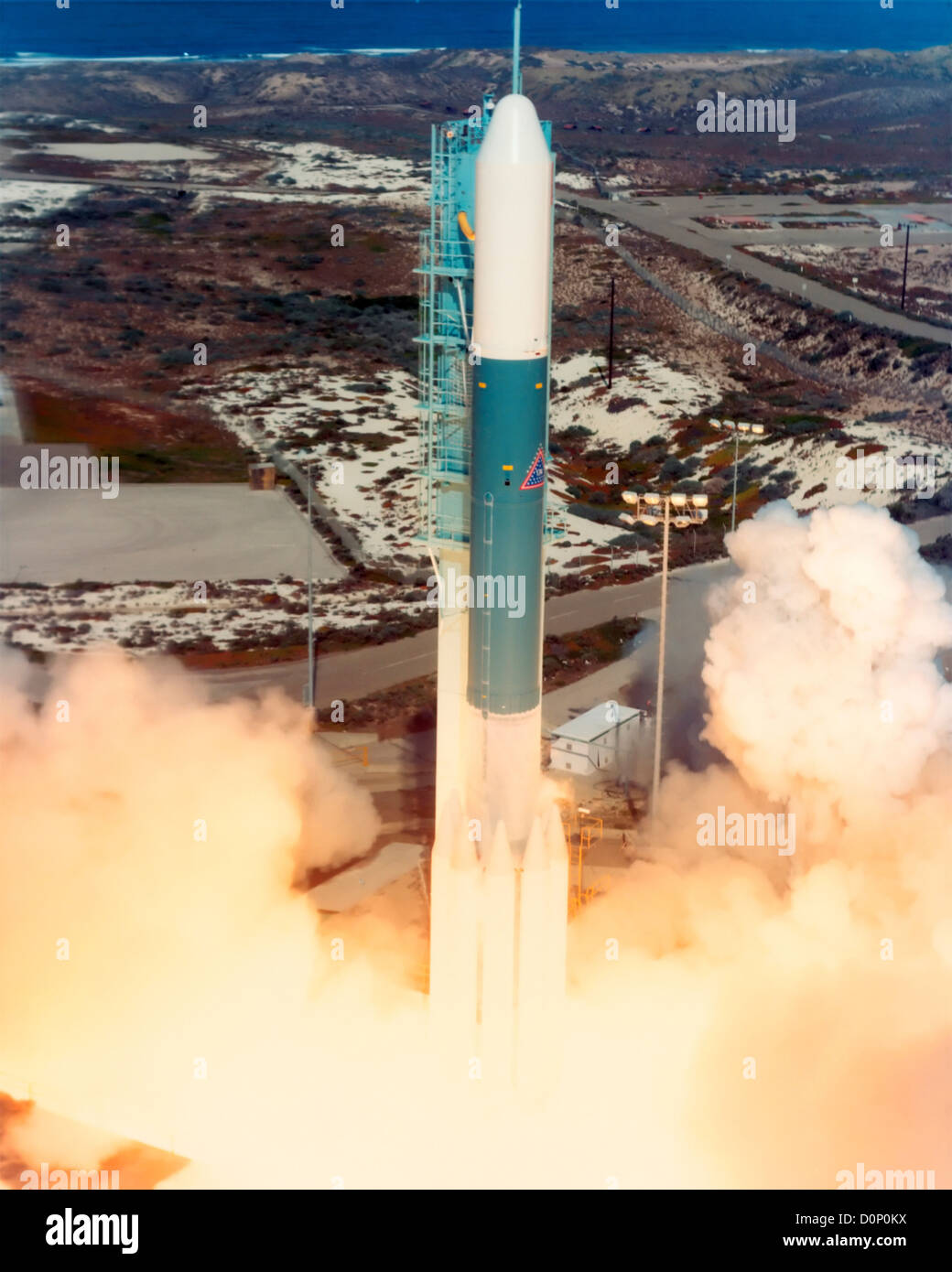 Launch of a Delta Rocket Stock Photo - Alamy