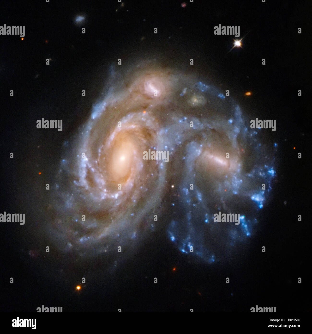 Colliding galaxies hi-res stock photography and images - Alamy