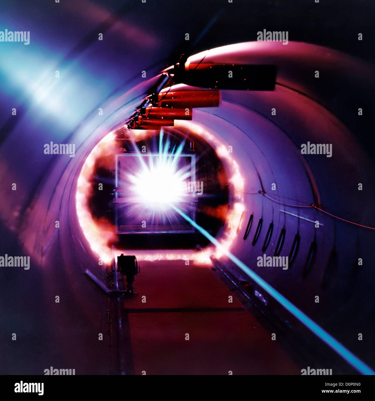 Energy Flash in Impact Study Stock Photo - Alamy