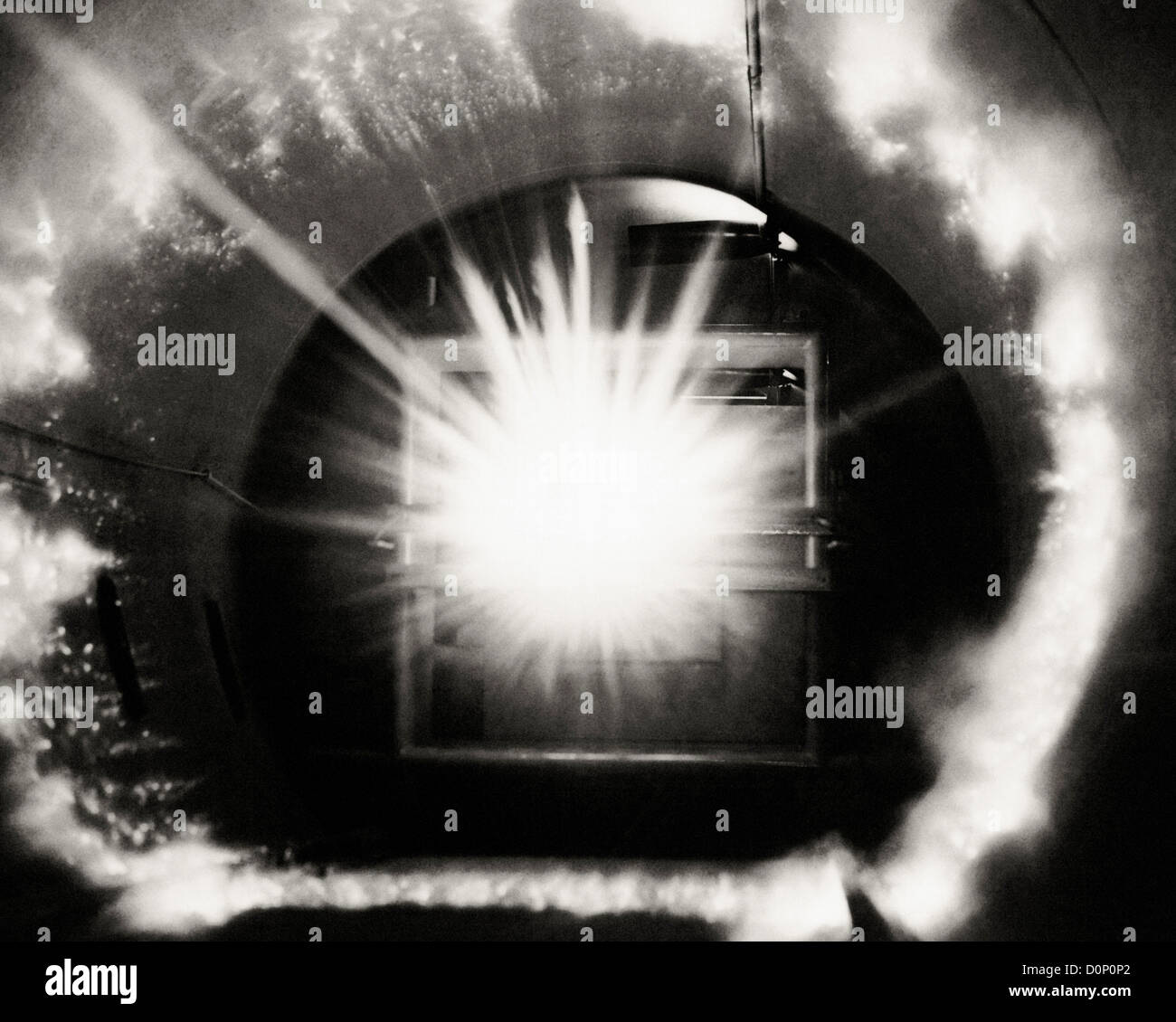 Energy Flash in Impact Study Stock Photo - Alamy