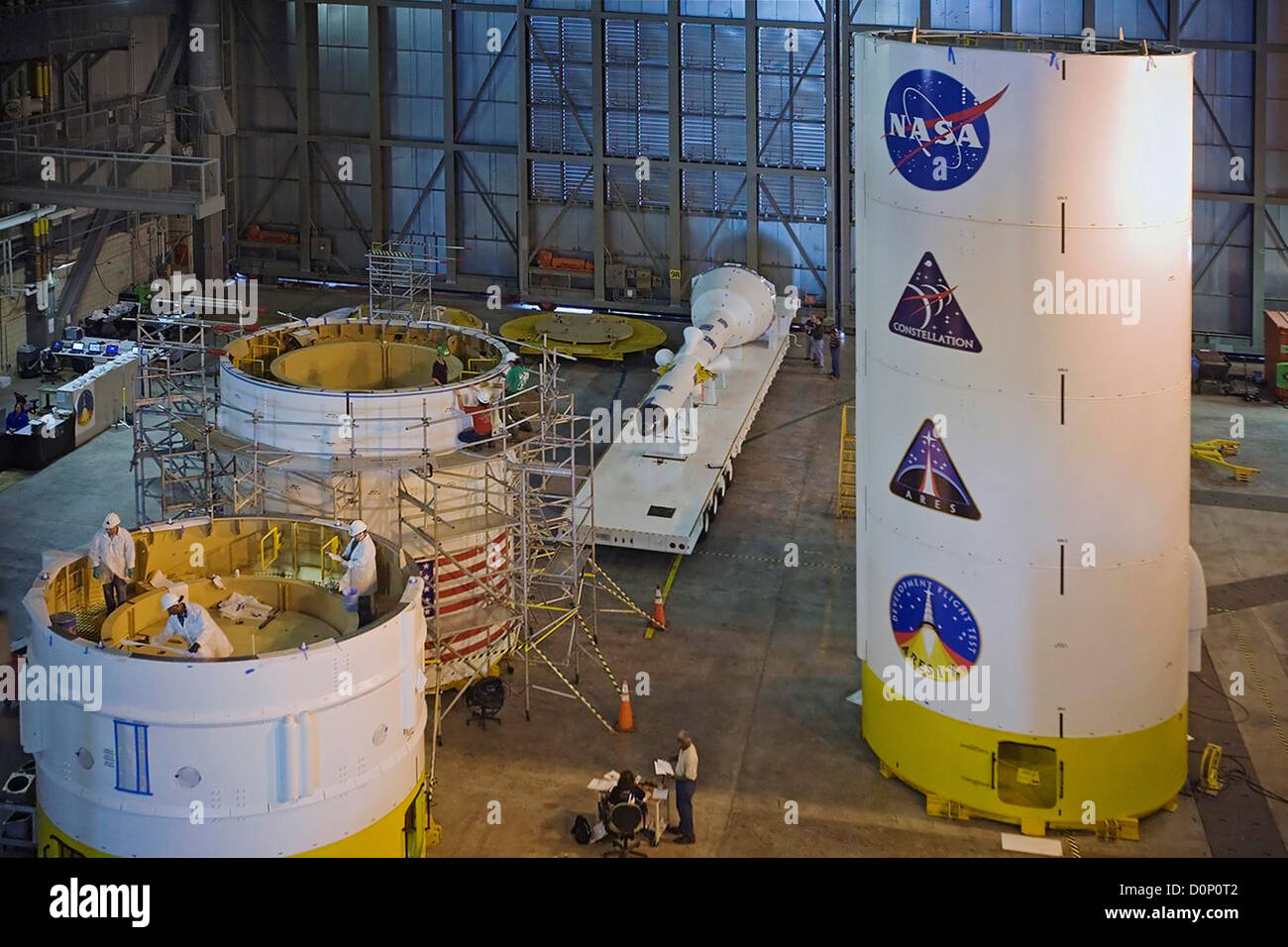 Parts of Ares I-X Arrives at Kennedy Space Center Stock Photo - Alamy