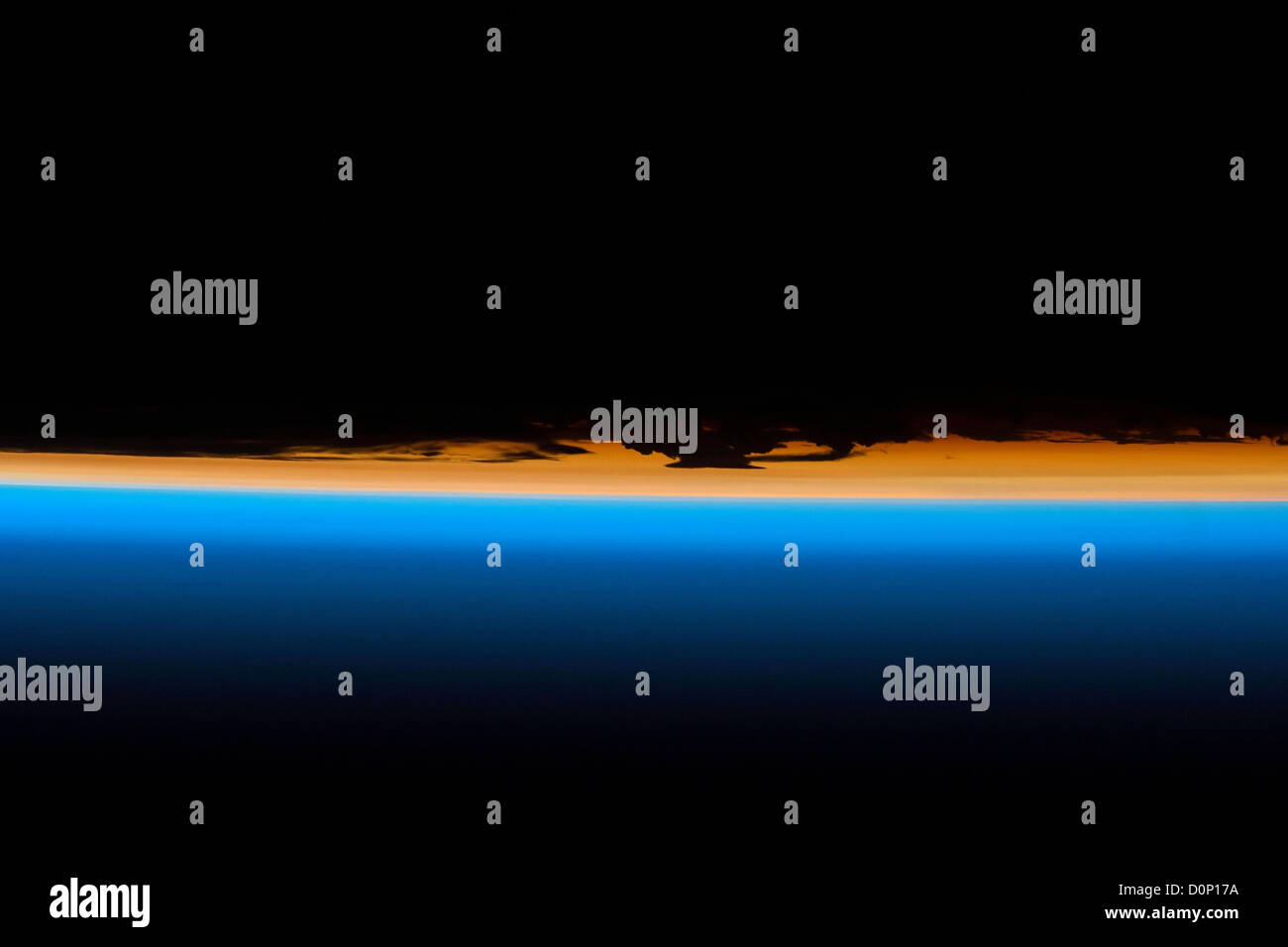 Storm Clouds at Sunset from Space Stock Photo - Alamy